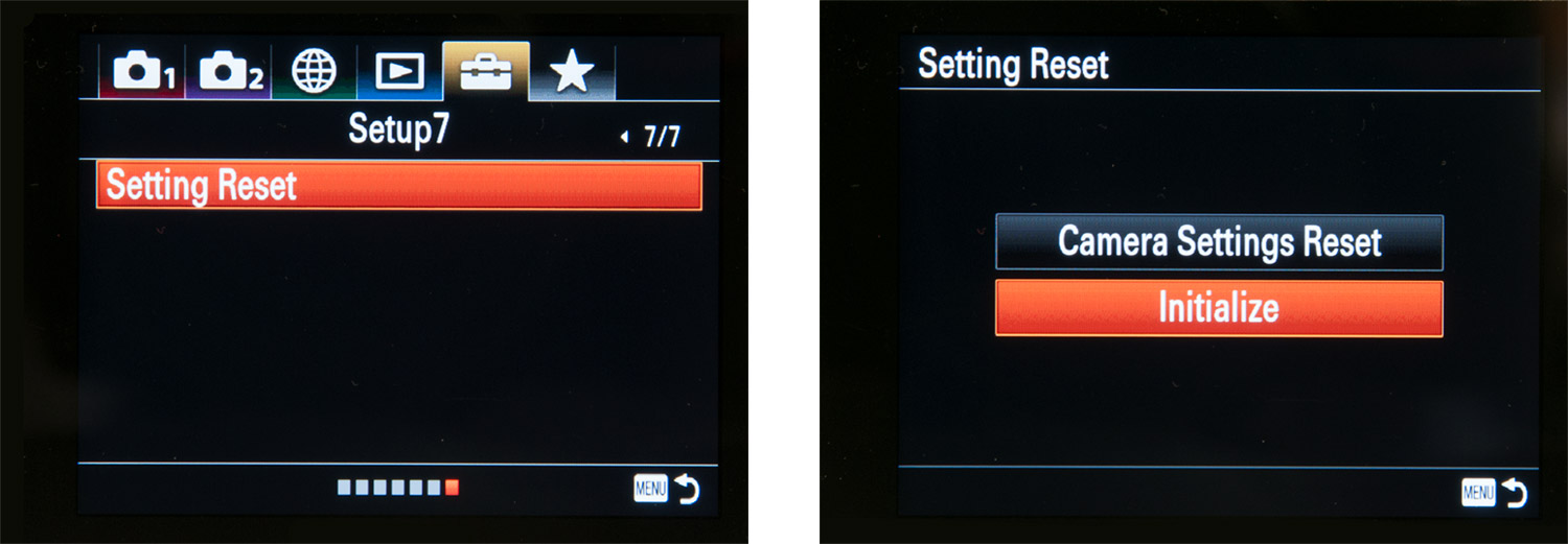 Tips & Tricks | Resetting your camera | Fixation